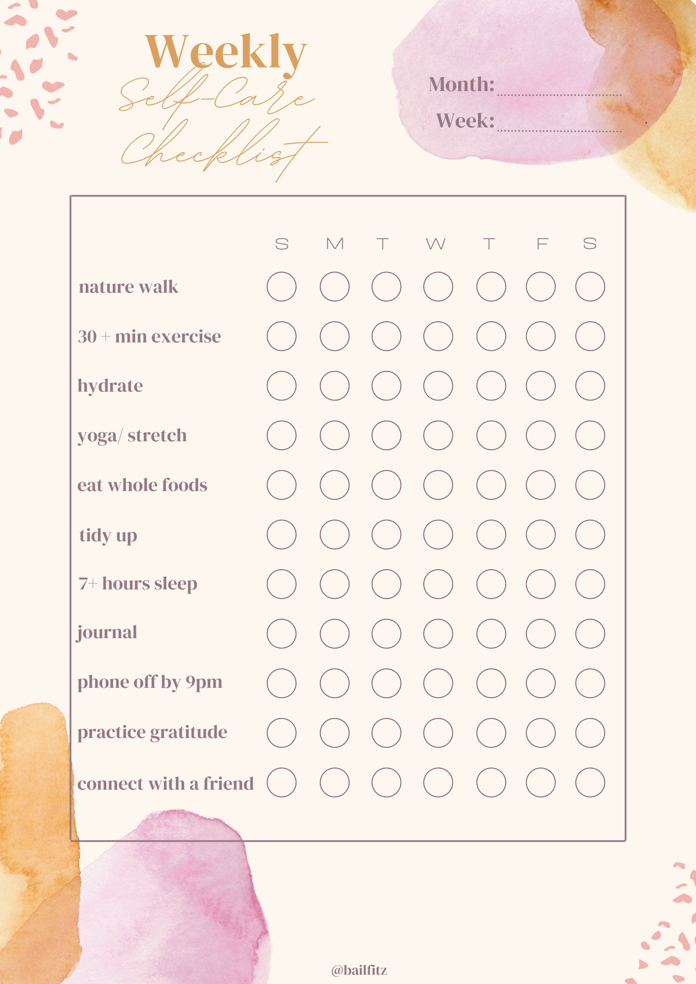 The Importance of Self-Care and How to Practice it – Bailey Fitzgerald ...